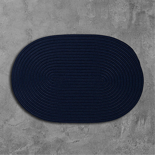 Latitude Run® Tapis réversible intérieur / extérieur Boca Raton - bleu marine ombré - Wayfair Canada